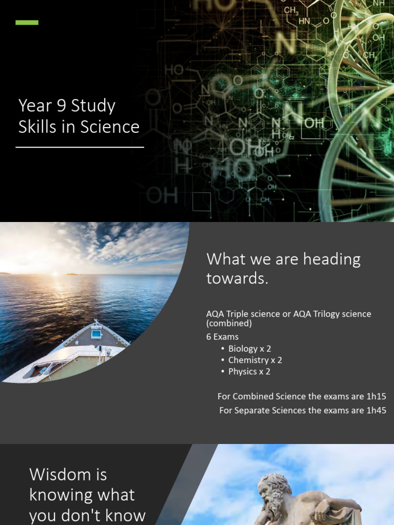 Y9 Study Skills in Science | PDF | Microscope | Angular Resolution