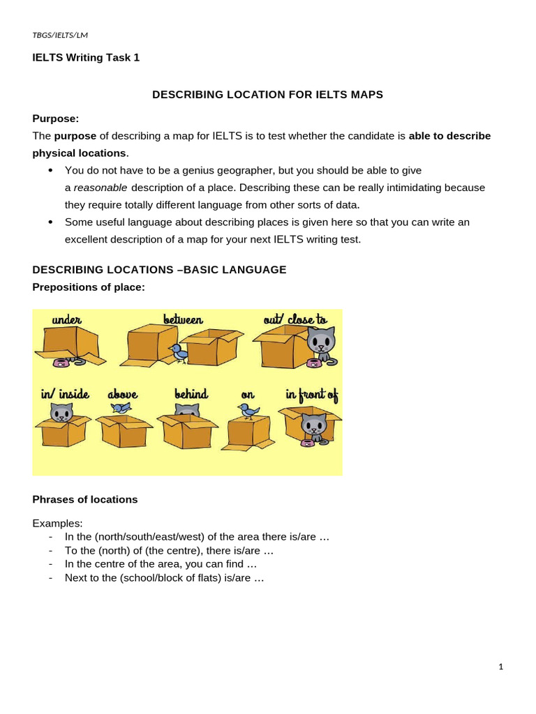2425 - Handout-M.10-Wr T.1-Describe A - Map | PDF | Controlled Access ...