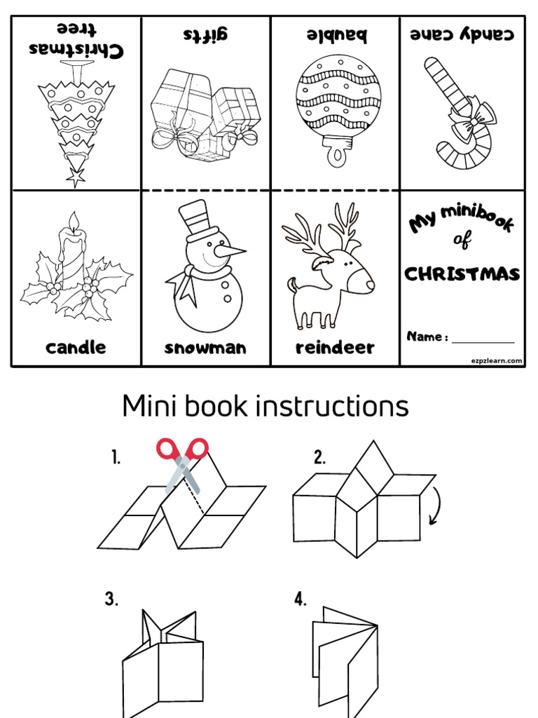 Christmas Mini Coloring Book | PDF