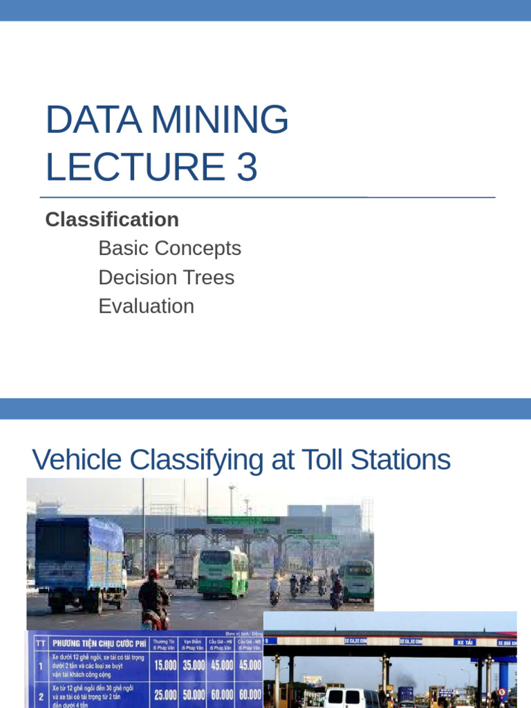 Datamining-lect3 - Classification. Decision Trees. Evaluation | PDF | Statistical Classification ...