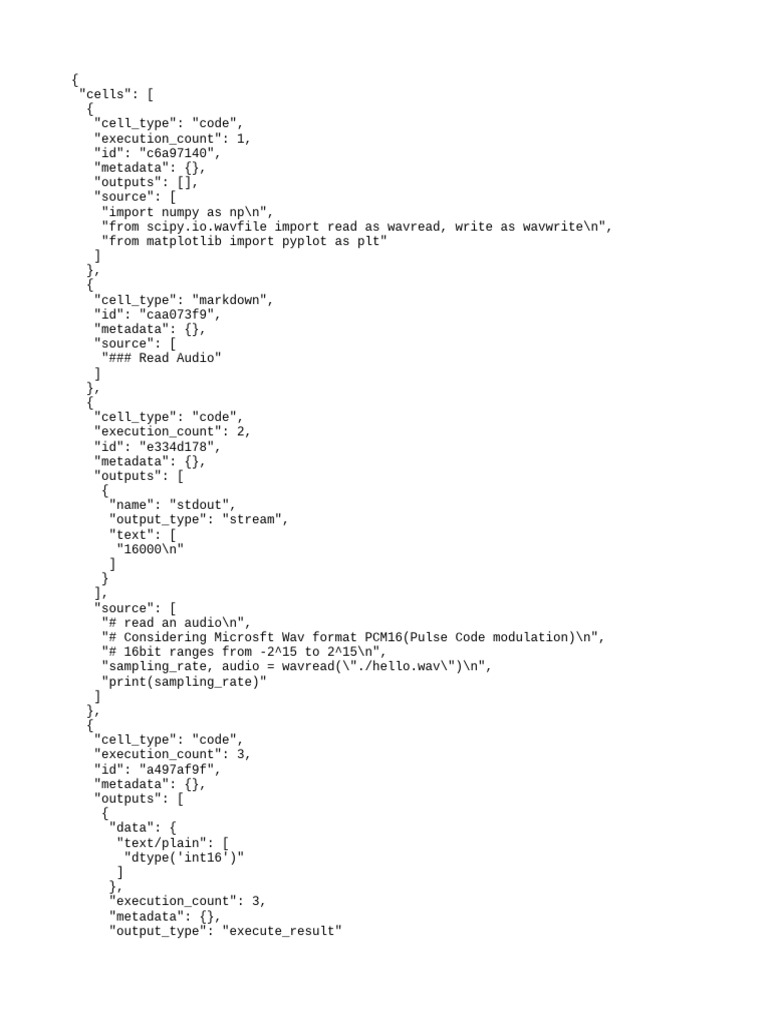 Introduction To Speech Recognition - Ipynb | PDF | Computer File Formats | Computing