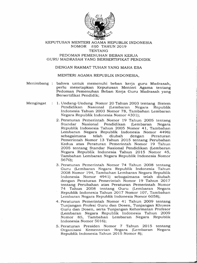 Linieritas Sertifikat Pendidik Dengan Ijazah s1 Kma 890 Tahun 2019_ocr | PDF