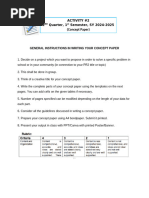 Concept Paper Template | PDF