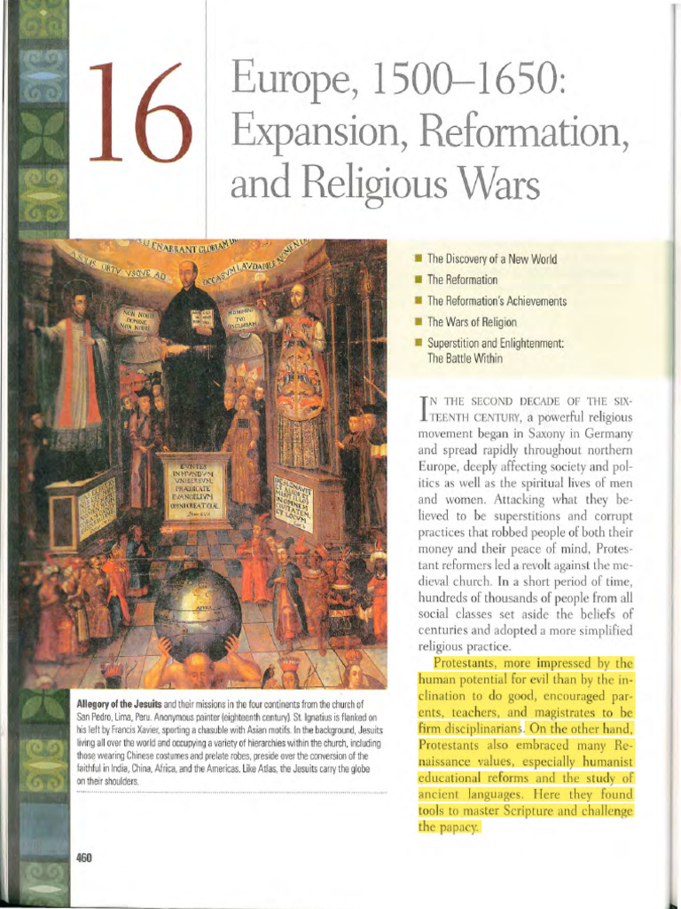 Europe 1500-1650: Reformation & Expansion | PDF | Christopher Columbus ...