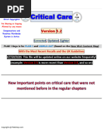 Meddata Critical Care Tool 2015 | PDF | Major Trauma | Thorax