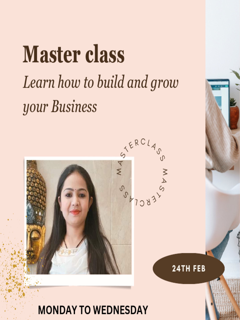 Peach & Brown Branding Masterclass Instagram Carousel Post PDF | PDF