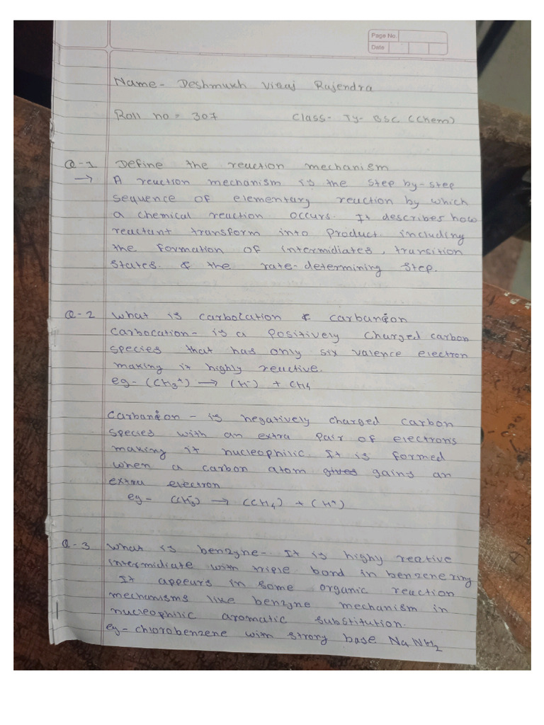 Organic Assignment | PDF