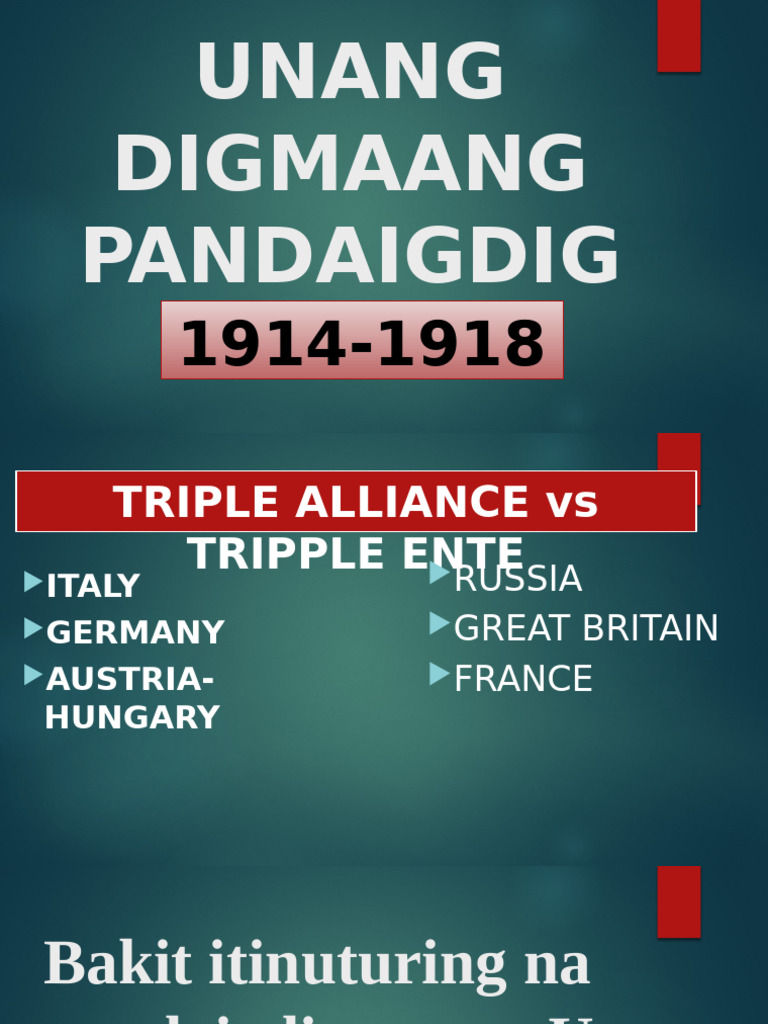 Unang-Digmaang-Pandaigdig 2 | PDF