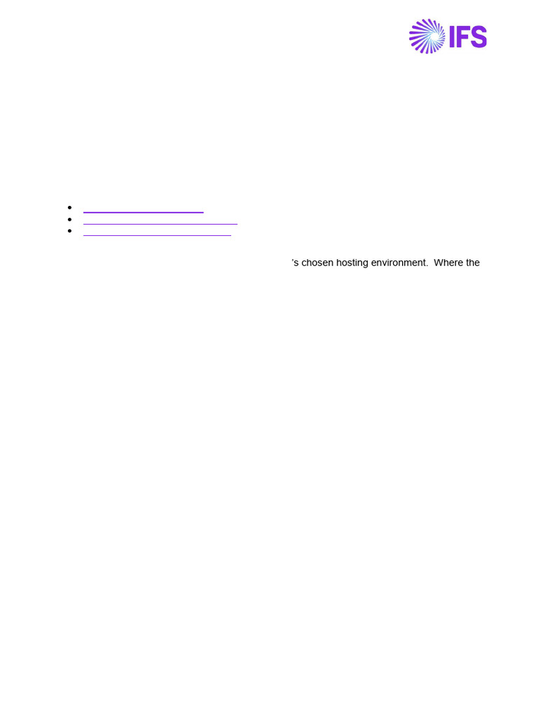 IFS List of SubProcessors | PDF