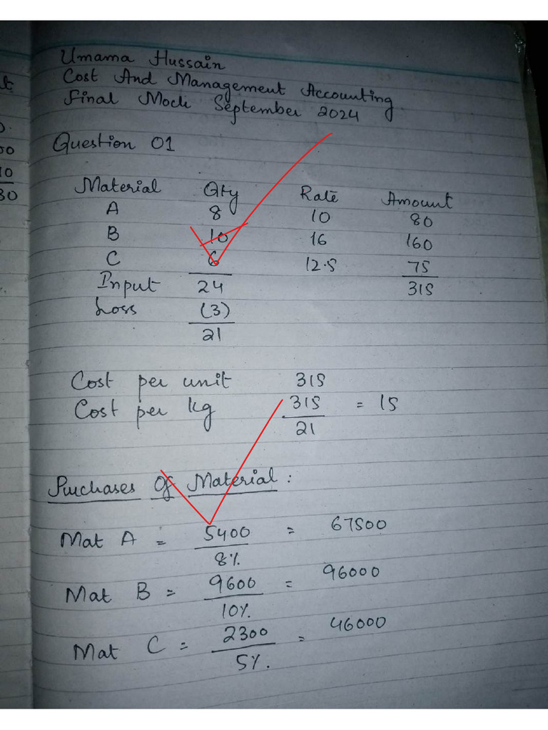 CMA Final Mock Sep 2024 Solution-Compressed | PDF