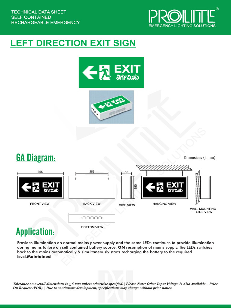Emergency Exit LEFT Direction (1)2221 | PDF