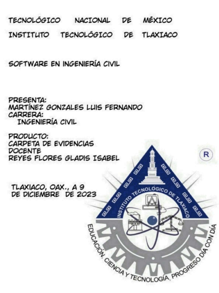 1AC Carpeta de Evidencias Luis Fernando Martinez G | PDF