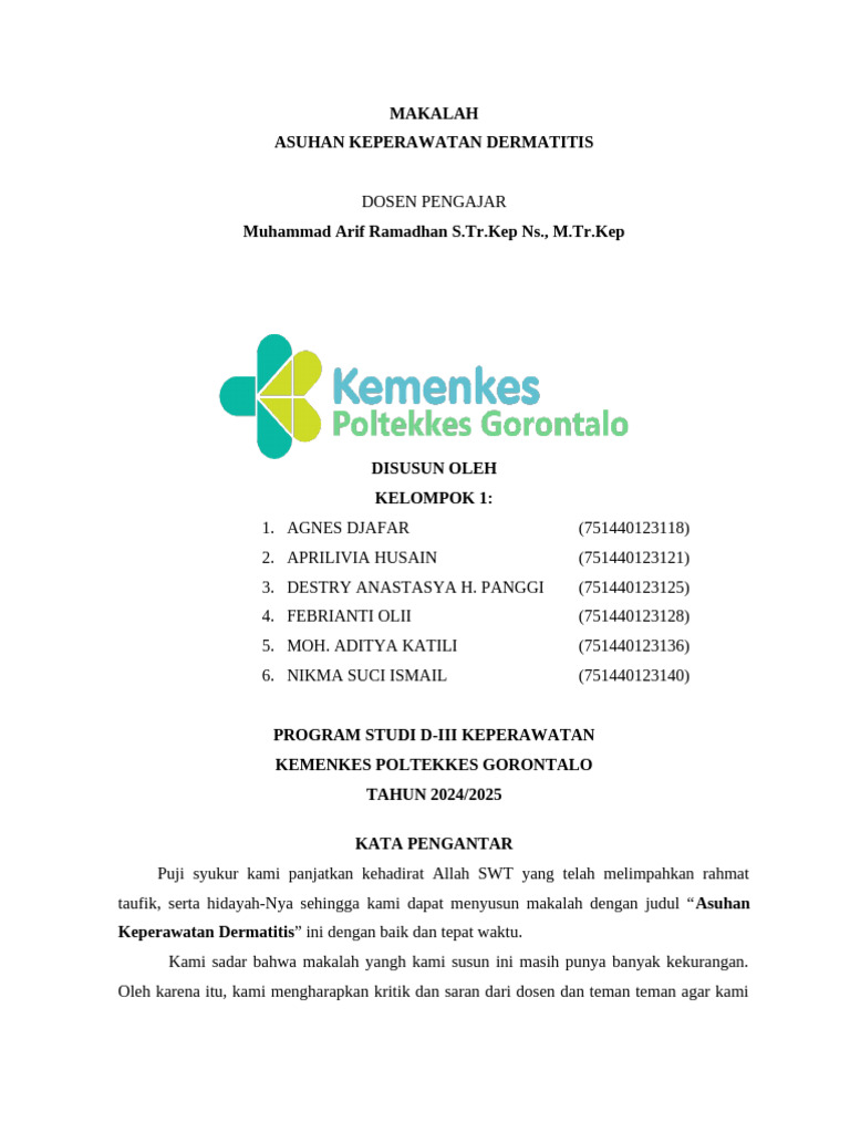 Dermatitis Kel.1-1 | PDF