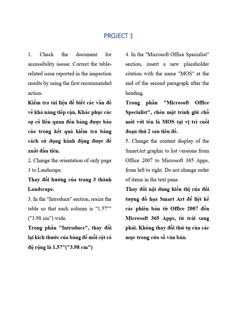 01. FILE ĐỀ MOS WORD 2019 | PDF