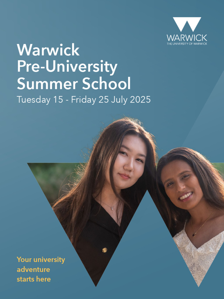 Warwick Pre-University Summer School 2025 | PDF | Science | Economics