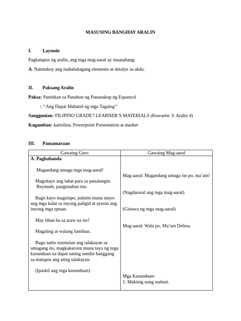 Ang Mabatid NG Mga Tagalog | PDF