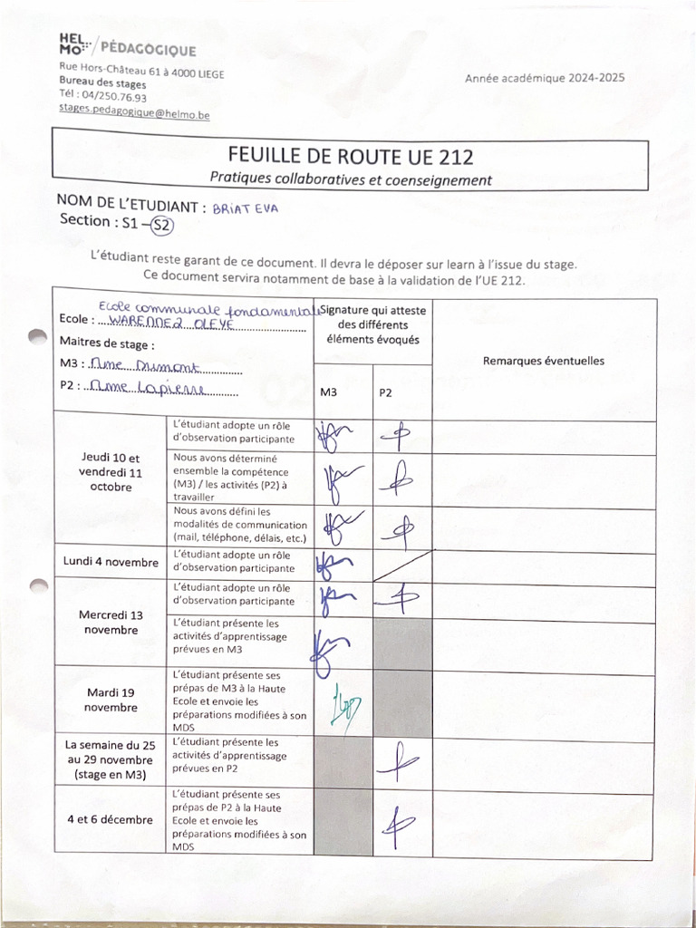 Feuille de Route | PDF