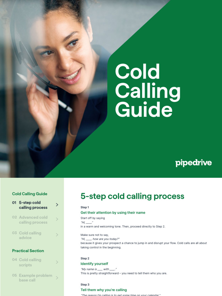 Cold Calling Mastery Guide | PDF | Sales