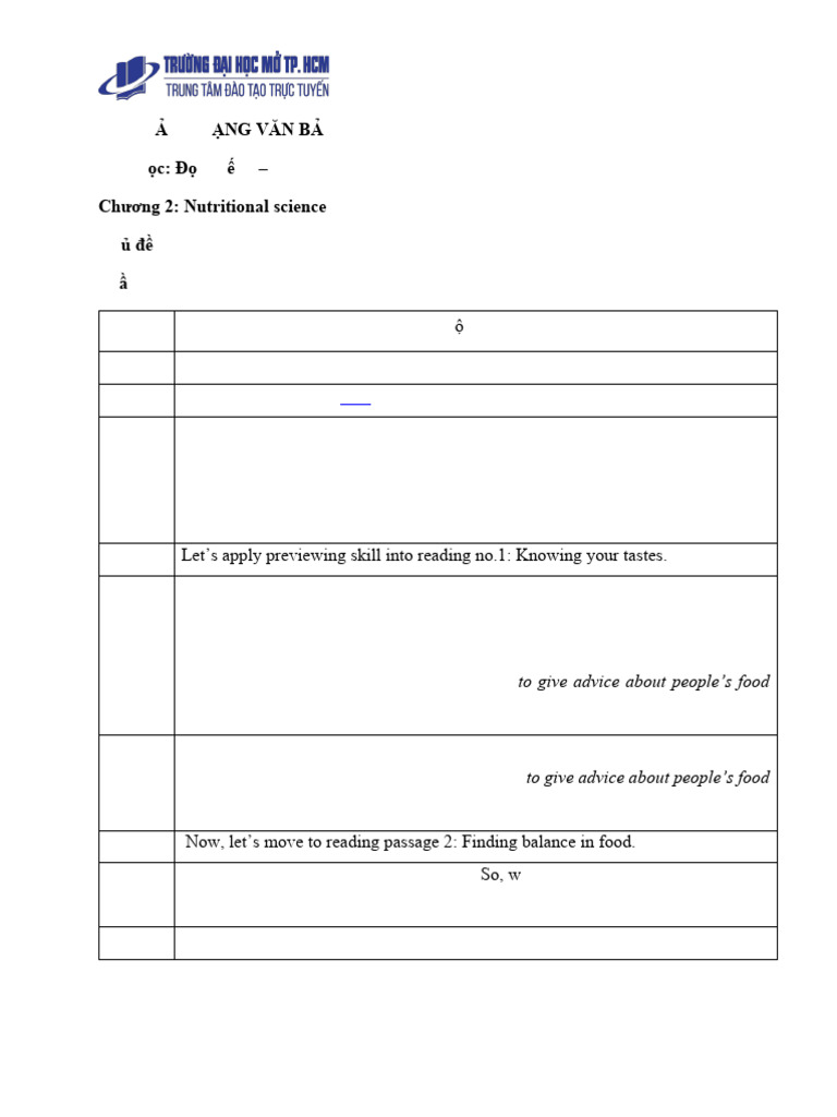 DV1-B2-CD2.1-Reading skill.script | PDF