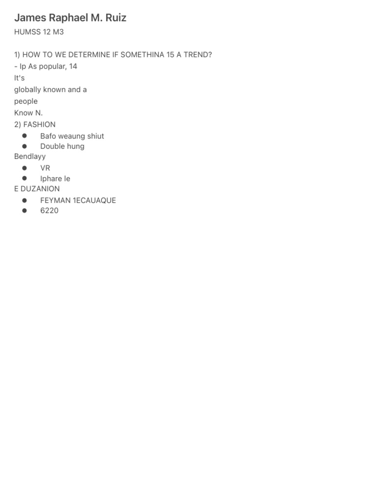 James Raphael M. Ruiz | PDF