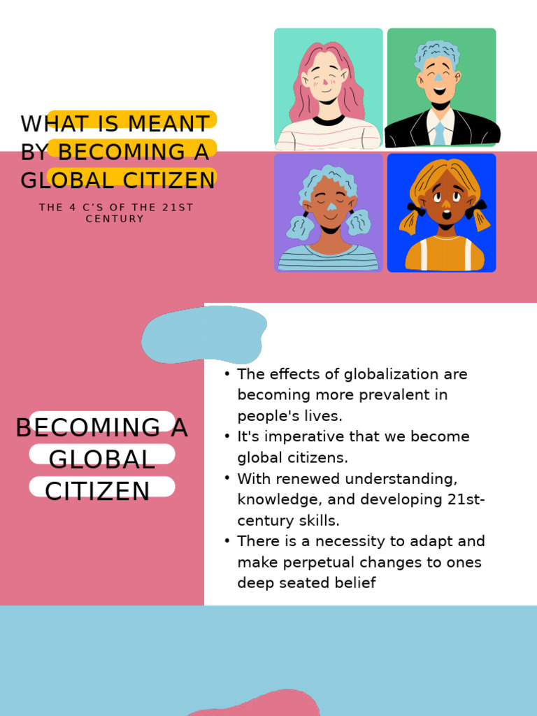 Global Citizenship: The 4 C's Guide | PDF