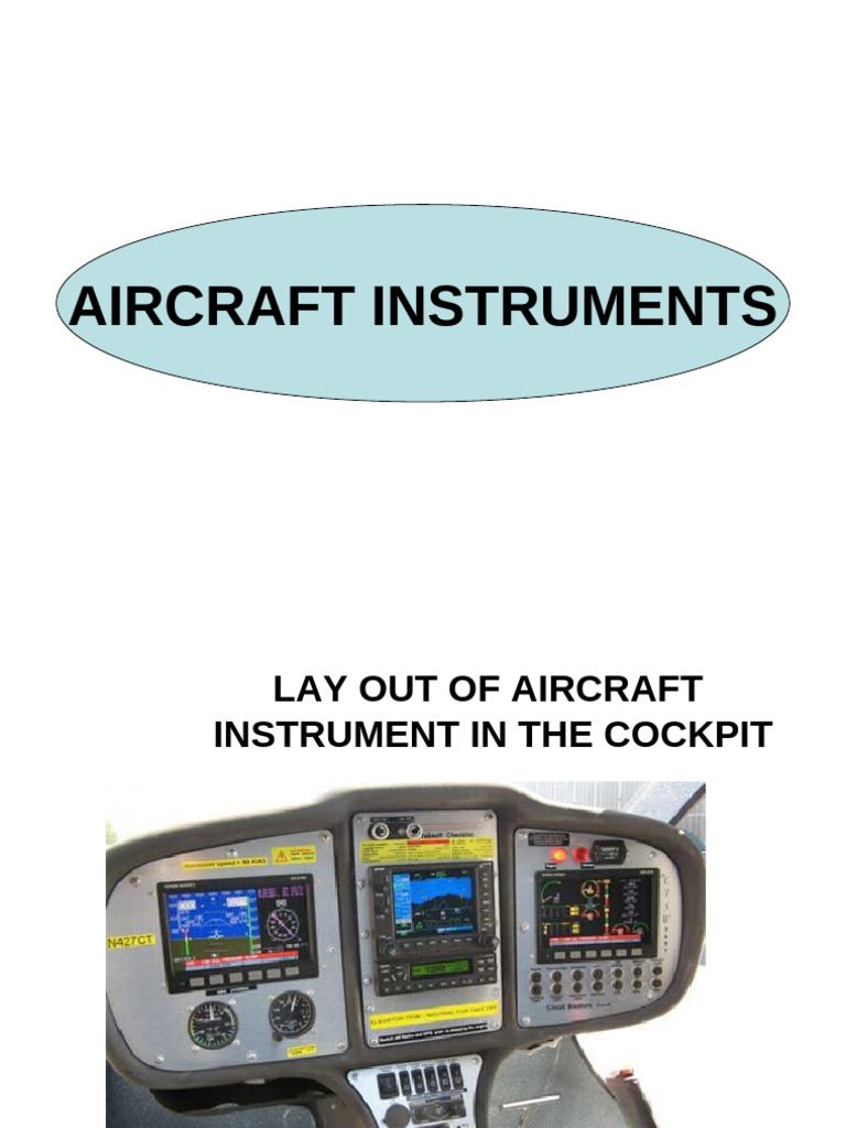 6.1 Aircraft Instruments | PDF | Gear | Equipment