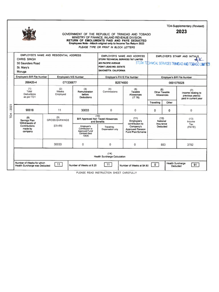 Singh Cris Td4 2023 | PDF