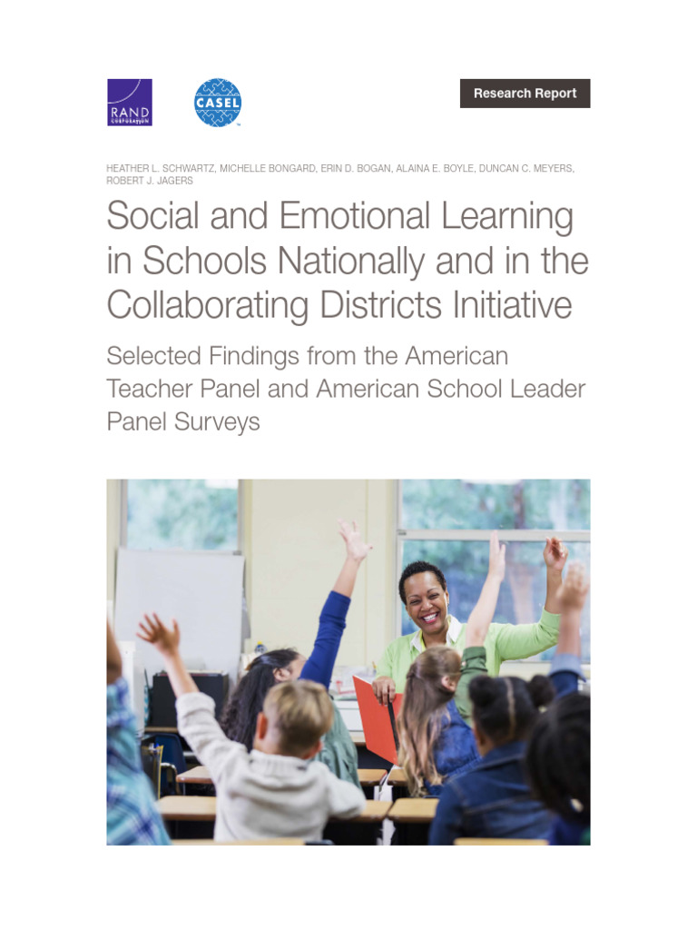 SEL Implementation in U.S. Schools | PDF | Teachers | Curriculum