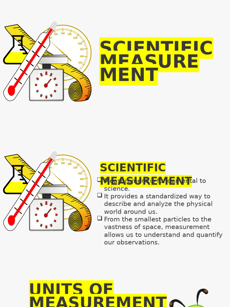 Intro to Scientific Measurement | PDF | Measurement | Temperature