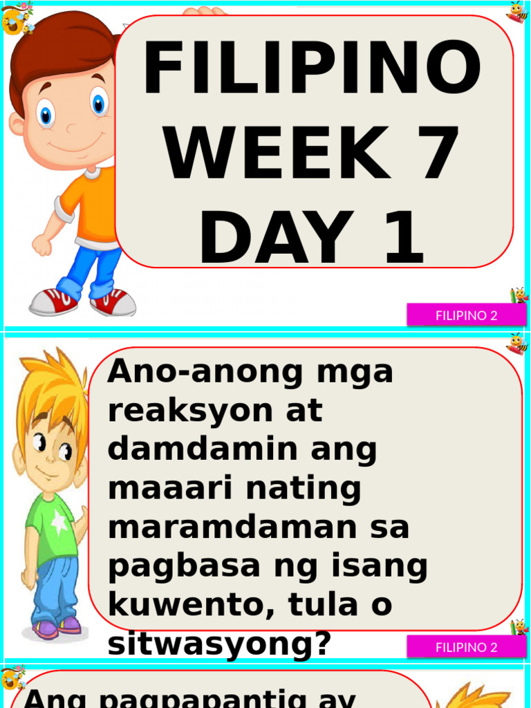 FILIPINO Q2 WEEK 7 | PDF