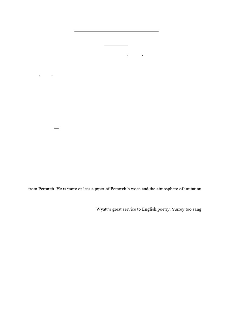Overview of the Elizabethan Sonnet | PDF | Sonnets | Poetry