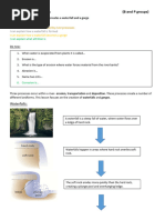 Waterfall Formation Process Explained | PDF | Erosion | Rock (Geology)