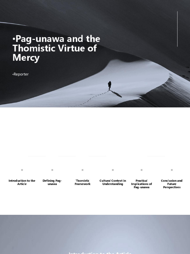 Pag-unawa and Thomistic Mercy Insights | PDF | Love | Thomism