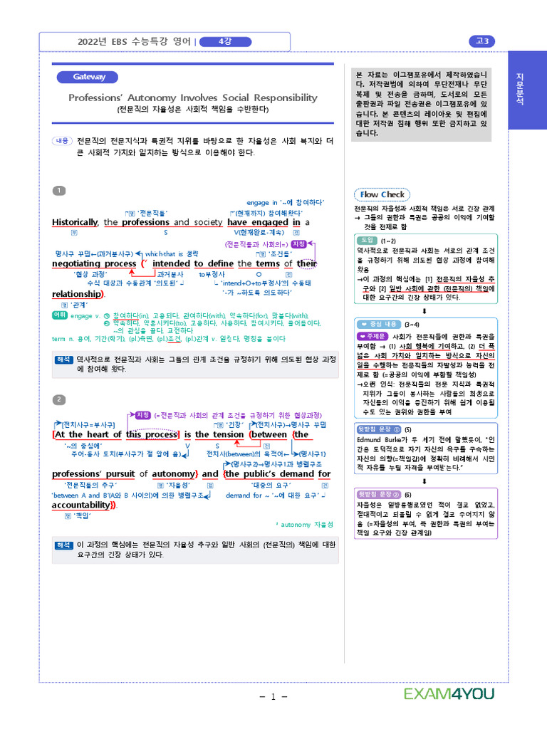 2022년_고3_EBS_수능특강_영어_지문분석_4강 | PDF