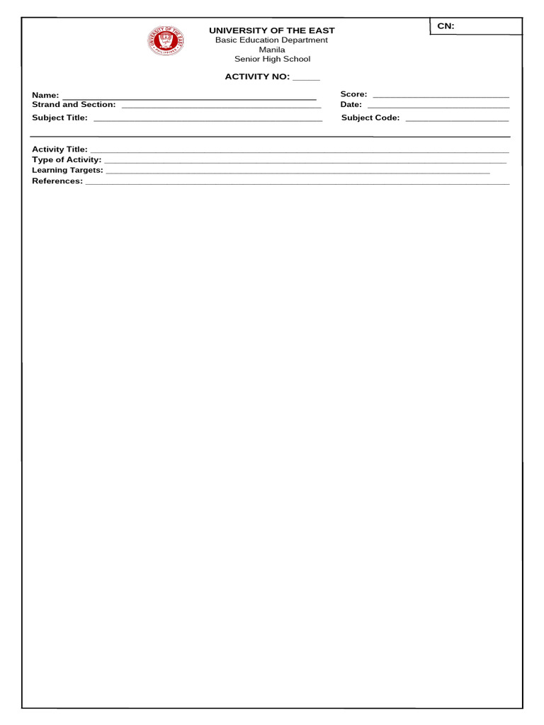 LAS Blank Form (1) | PDF