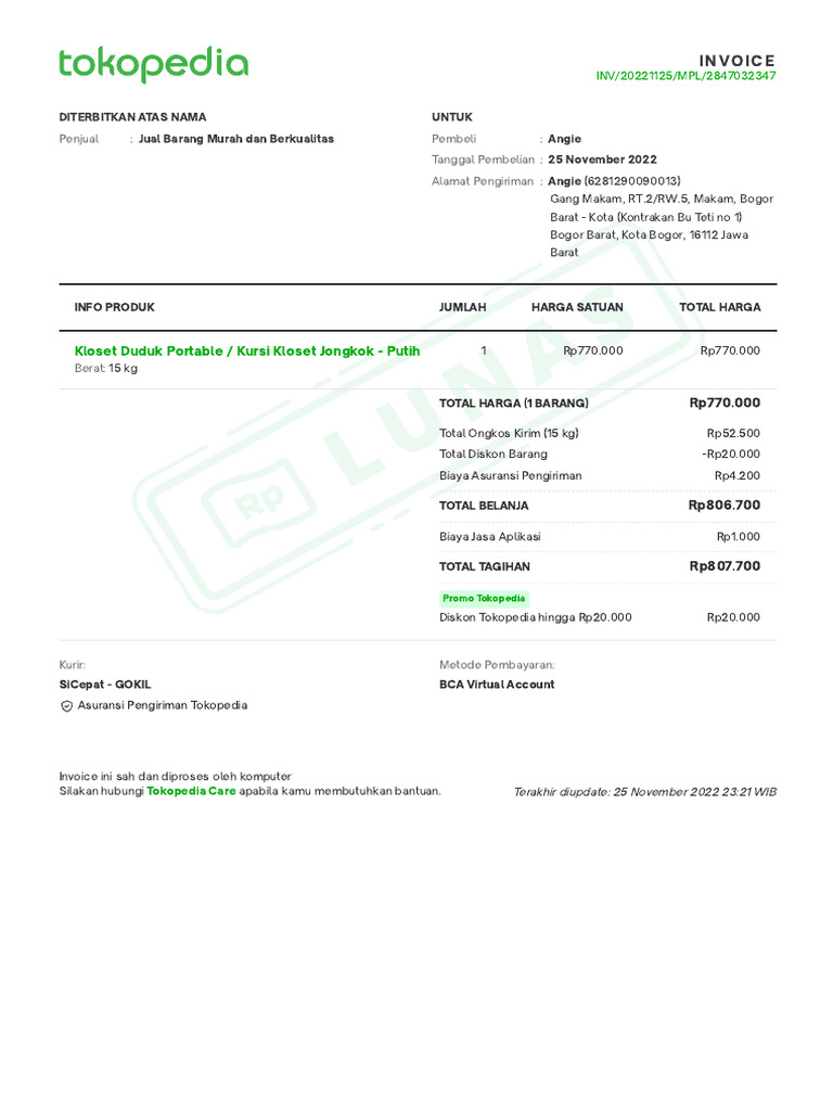 Invoice 2847032347 | PDF