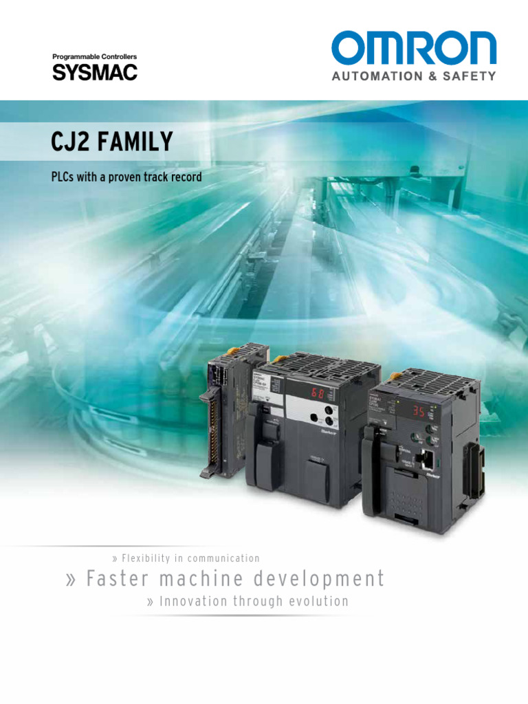 CJ2 PLC Bro EN 201308 R24IE04 tcm849-110353 | PDF | Programmable Logic Controller | Input/Output