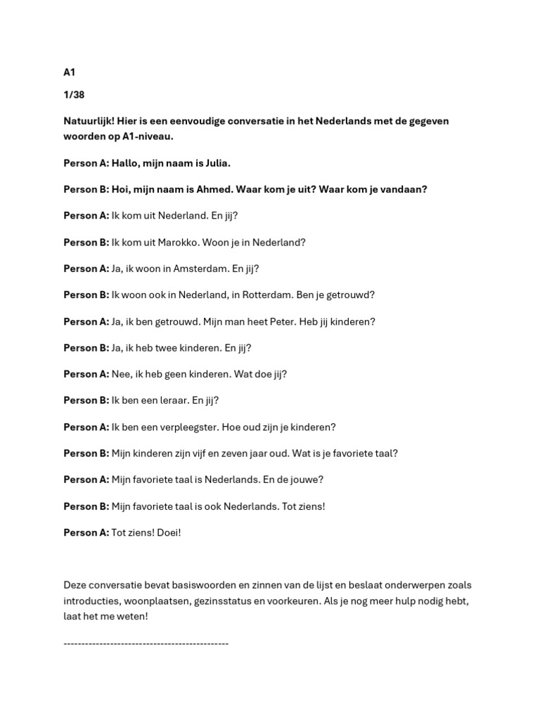 A1 A2 B1 B2 Dutch | PDF