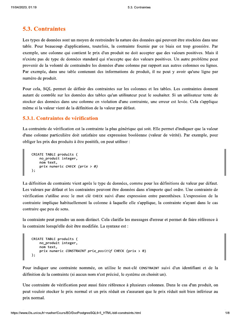 Les Contraites | PDF