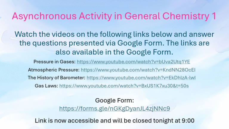 Asynch-in-GenChem1 (1) | PDF