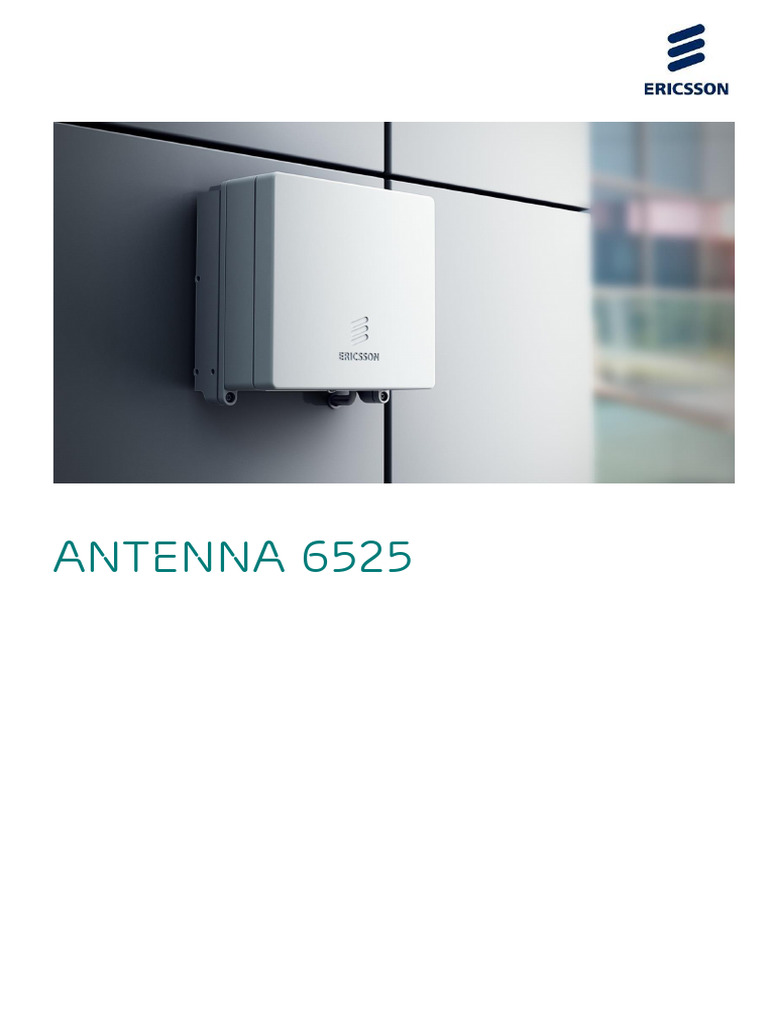 Antenna 6525 Datasheet 2600 | PDF | Antenna (Radio) | Radio