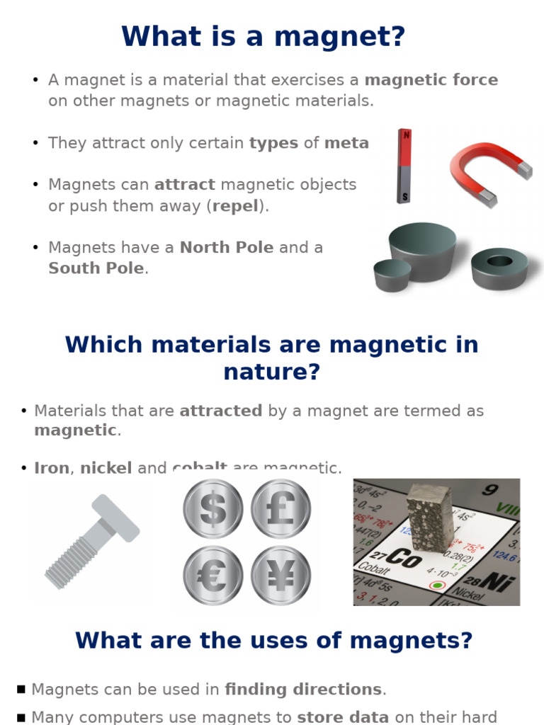 Magnet Basics for Students | PDF