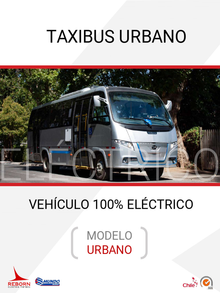 TaxiBus Urbano Eléctrico: Especificaciones y Accesibilidad | PDF ...
