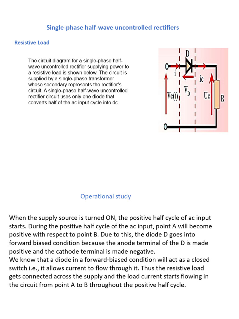 Chapter 2 Rectifier single phase wave | PDF | Rectifier | Diode