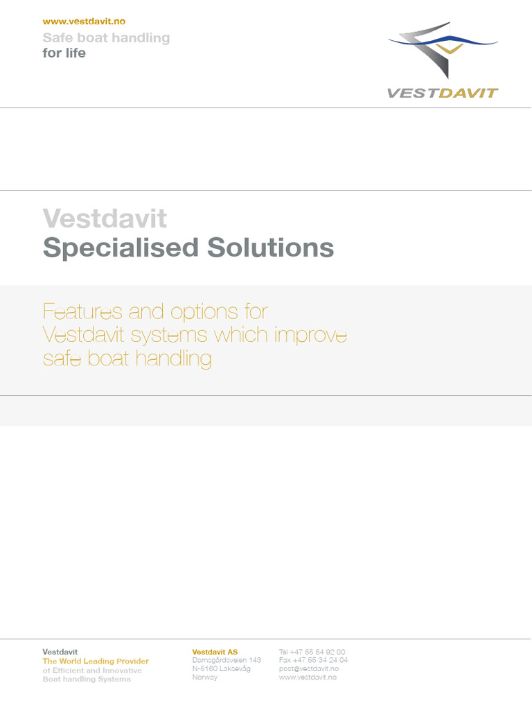 VESTDAVIT-GENERAL-CATALOGUE | PDF | Ships | Manufactured Goods