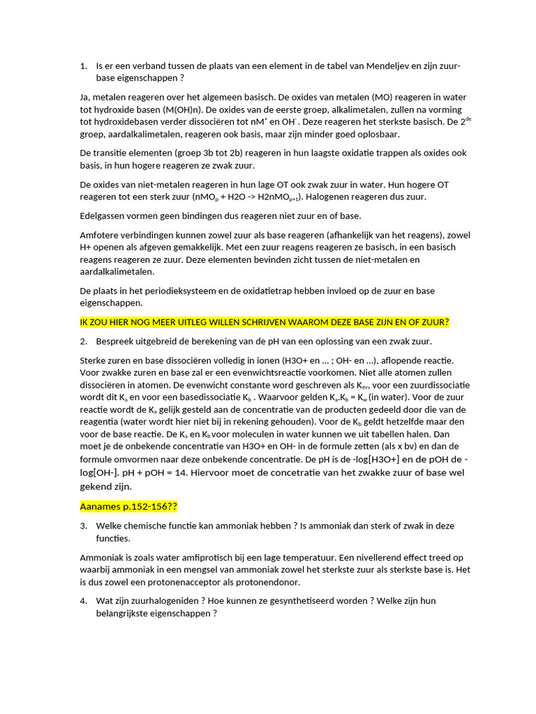 Oplossingen Examen Vragen Deel E 1 2 3 | PDF