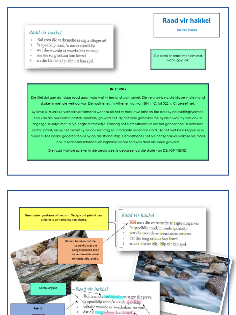 Afr Gedigte Raad Vir Hakkel | PDF