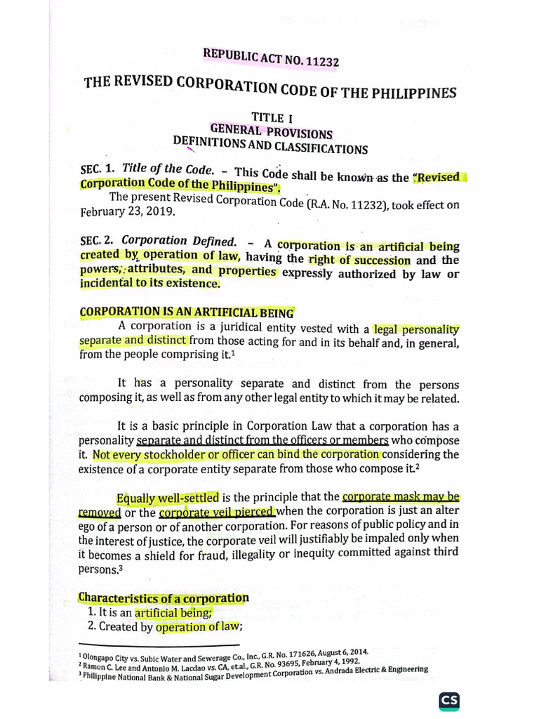 Chapter 1 - General Provision | PDF