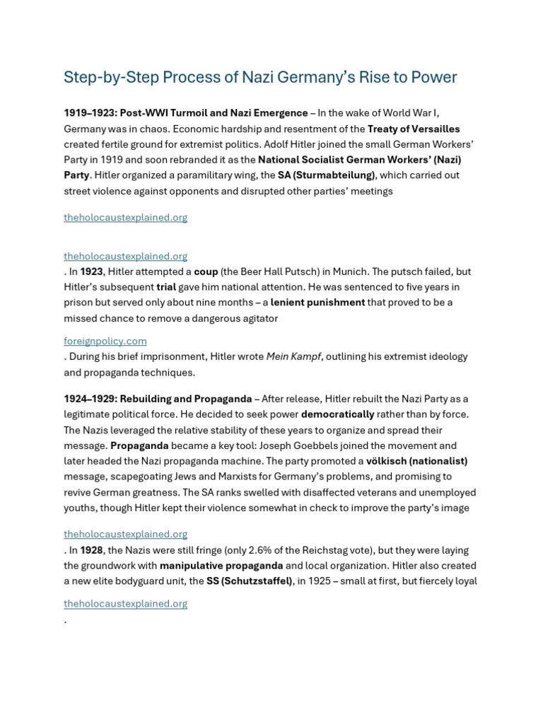 nazi-rise-to-power-compared-to-maga-musk-trump-alliance | PDF | Adolf ...