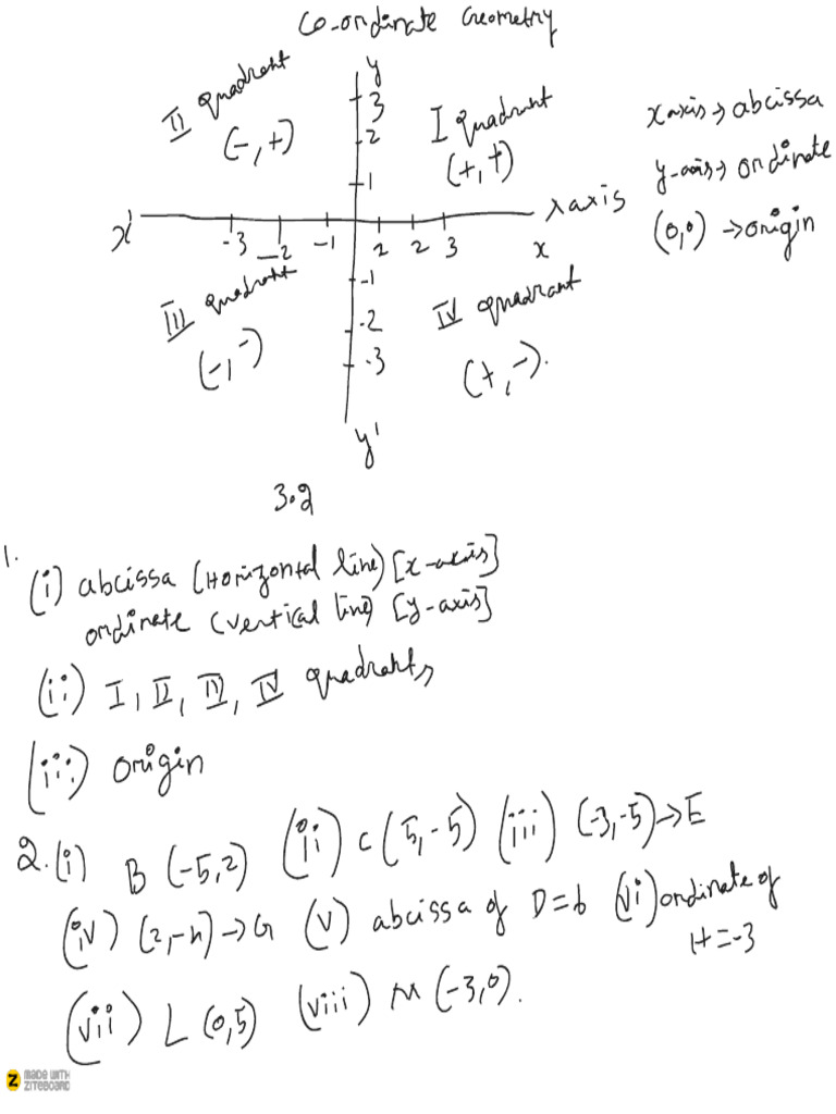 Coordinate Geometry Book Questions | PDF